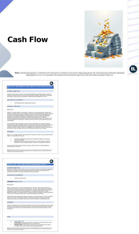 DP Business Management Unit 3 Finance Account