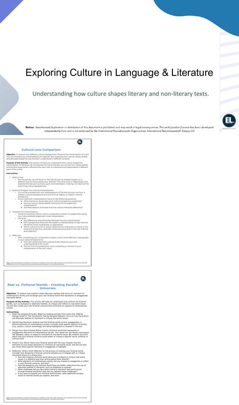 Language & Literature Free Resources