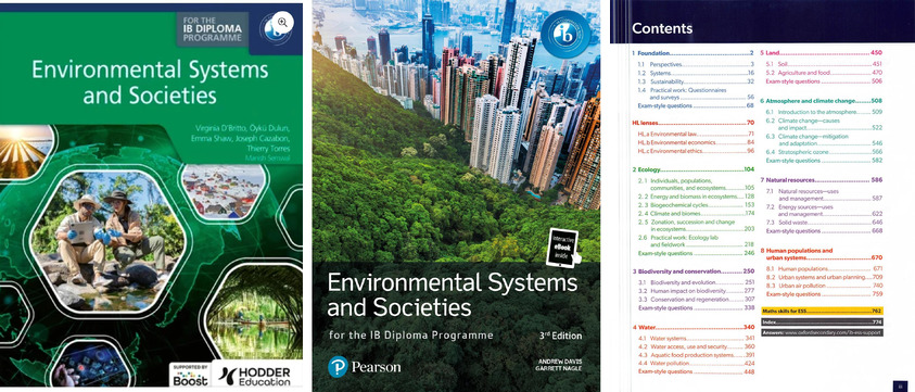 NEW DP Environmental Systems & Societies Digital Sample Resources