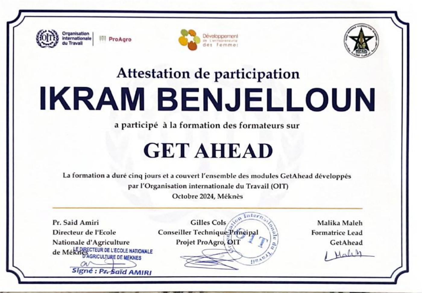 Certification-BENJELLOUN Ikram | PDF to Flipbook