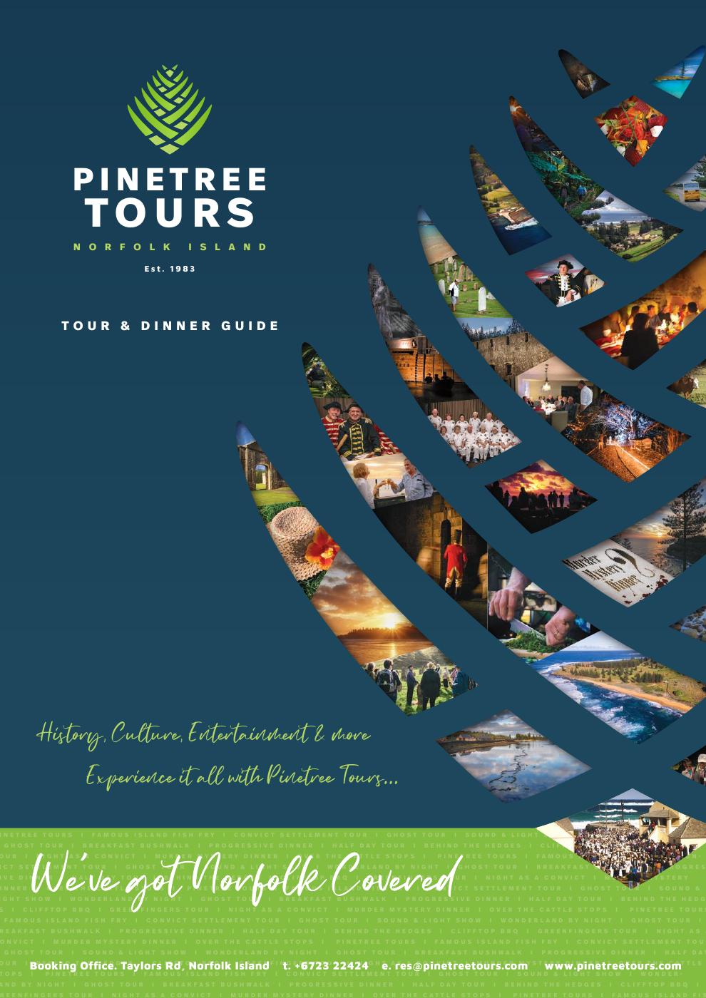 Pinetree Tours 2025 Tour & Dinner Guide | PDF to Flipbook