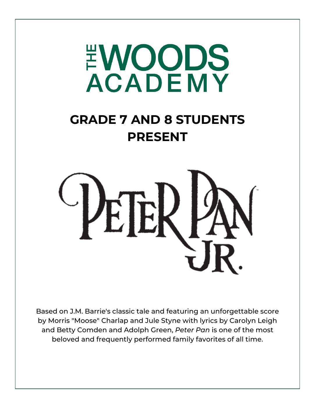 Peter Pan, JR. Program | PDF to Flipbook