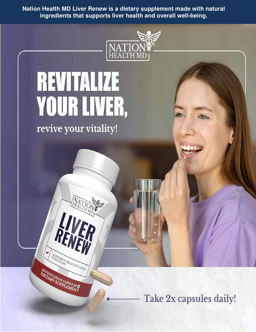 Nation Health MD Liver Renew Formula Reviews