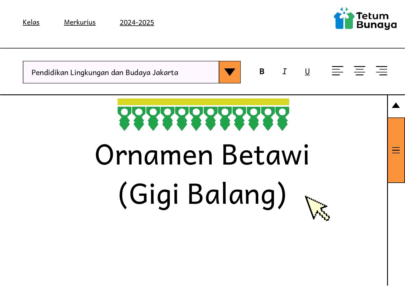 Ornamen Betawi (Gigi Balang)