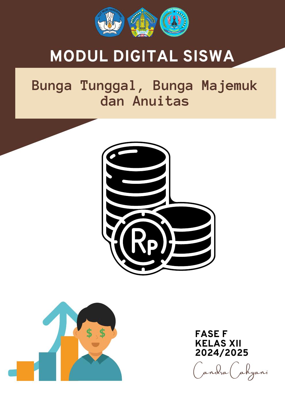 E-Modul Bunga Tunggal, Majemuk, dan Anuitas | PDF to Flipbook