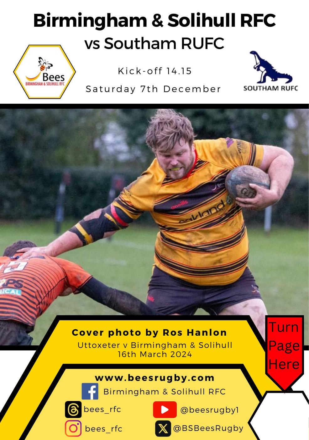 Birmingham & Solihull RFC v Southam RUFC | PDF to Flipbook