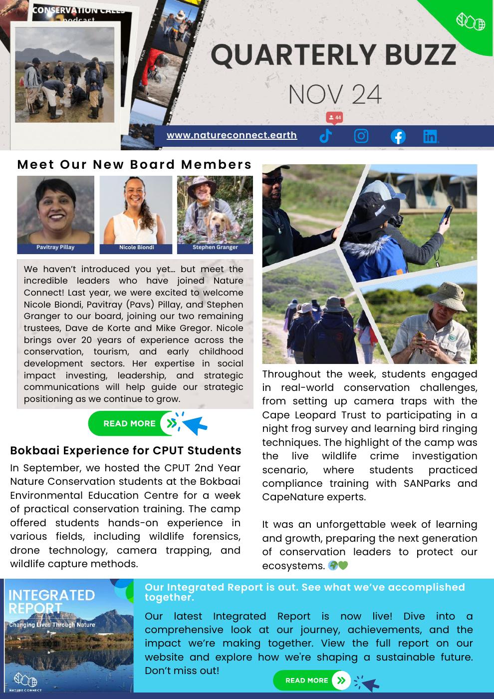 Quarterly Buzz Newsletter