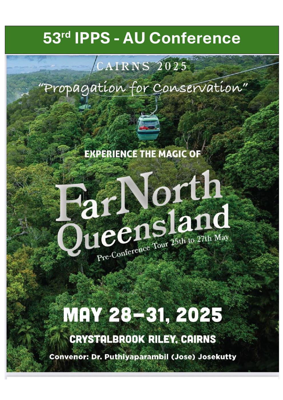 53rd IPPS - AU Conference , Cairns, 28-31 May 2025 | PDF to Flipbook
