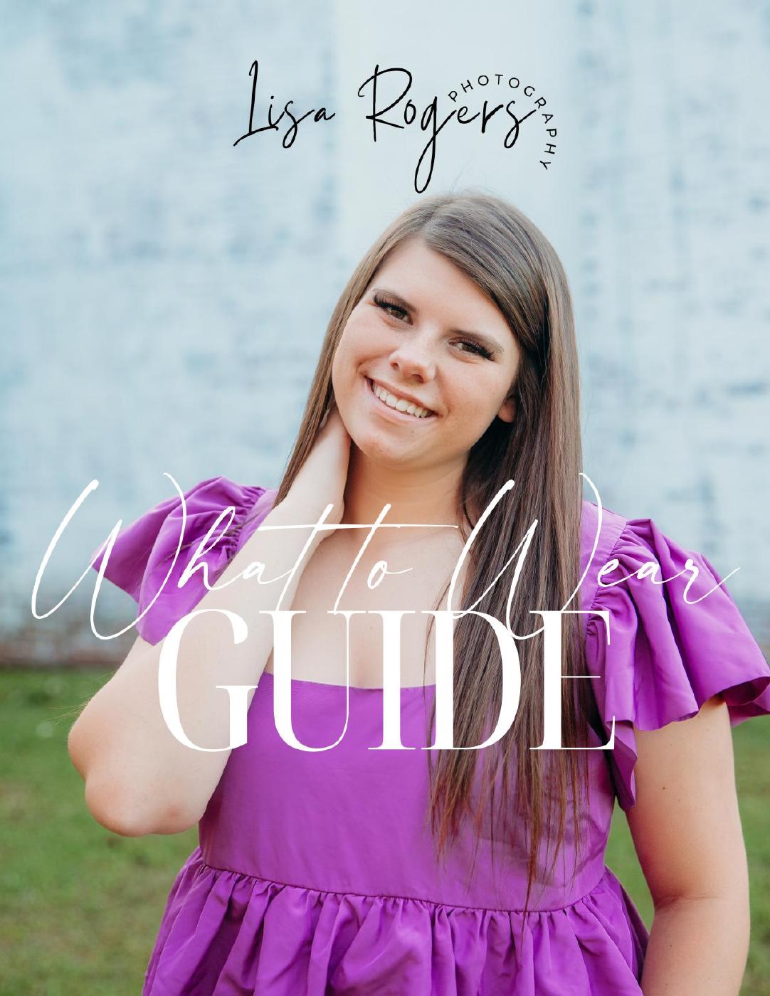 Senior Girl What to Wear Guide | PDF to Flipbook