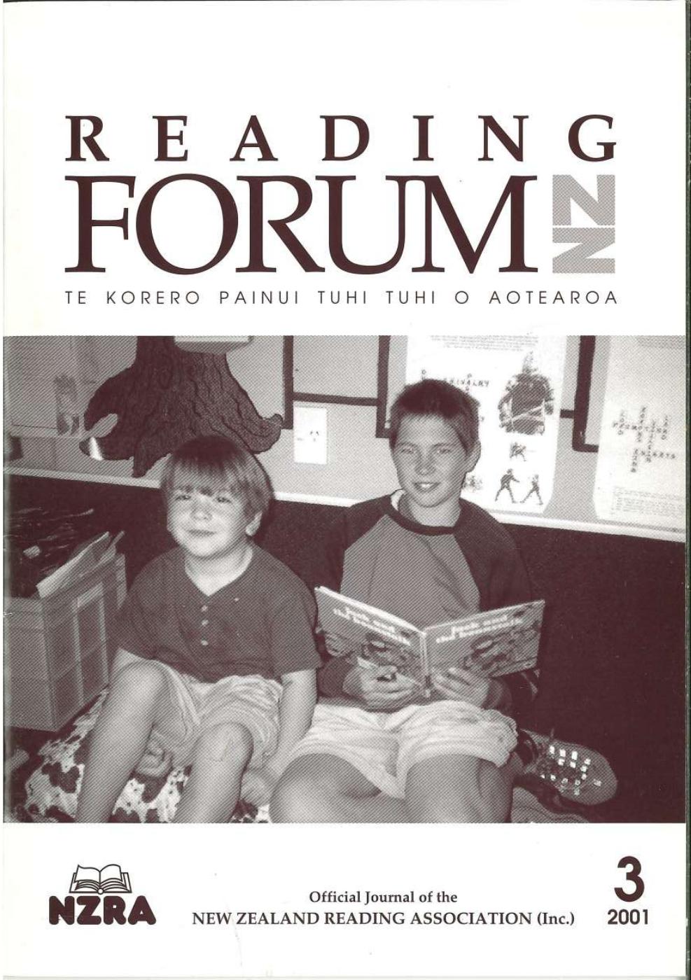 2001/3 NZLA Reading Forum