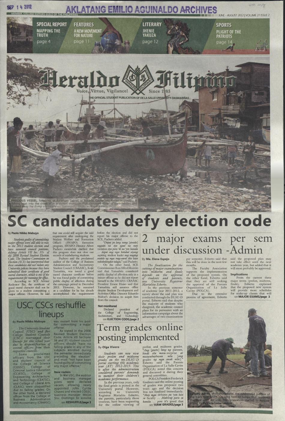 Heraldo Filipino Volume 27, Issue 2