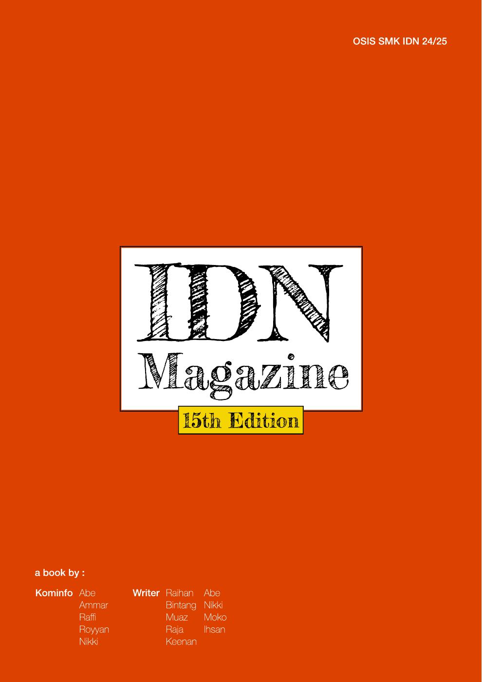 IDN Magazine 15th Edition | PDF to Flipbook