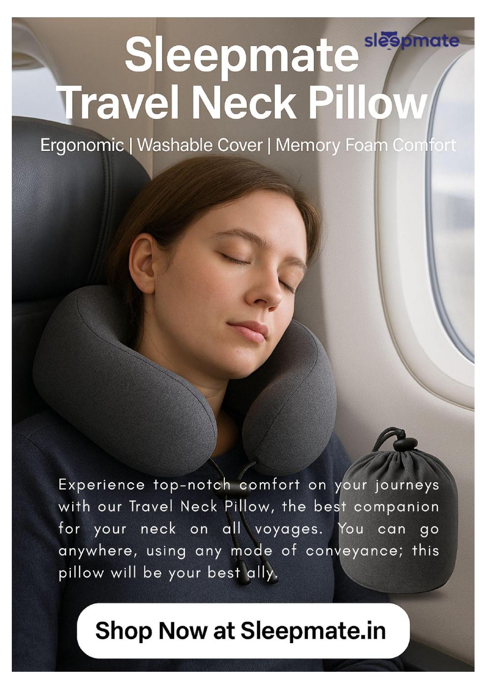 Travel Comfort with Sleepmate’s Travel Neck Pillow | PDF to Flipbook