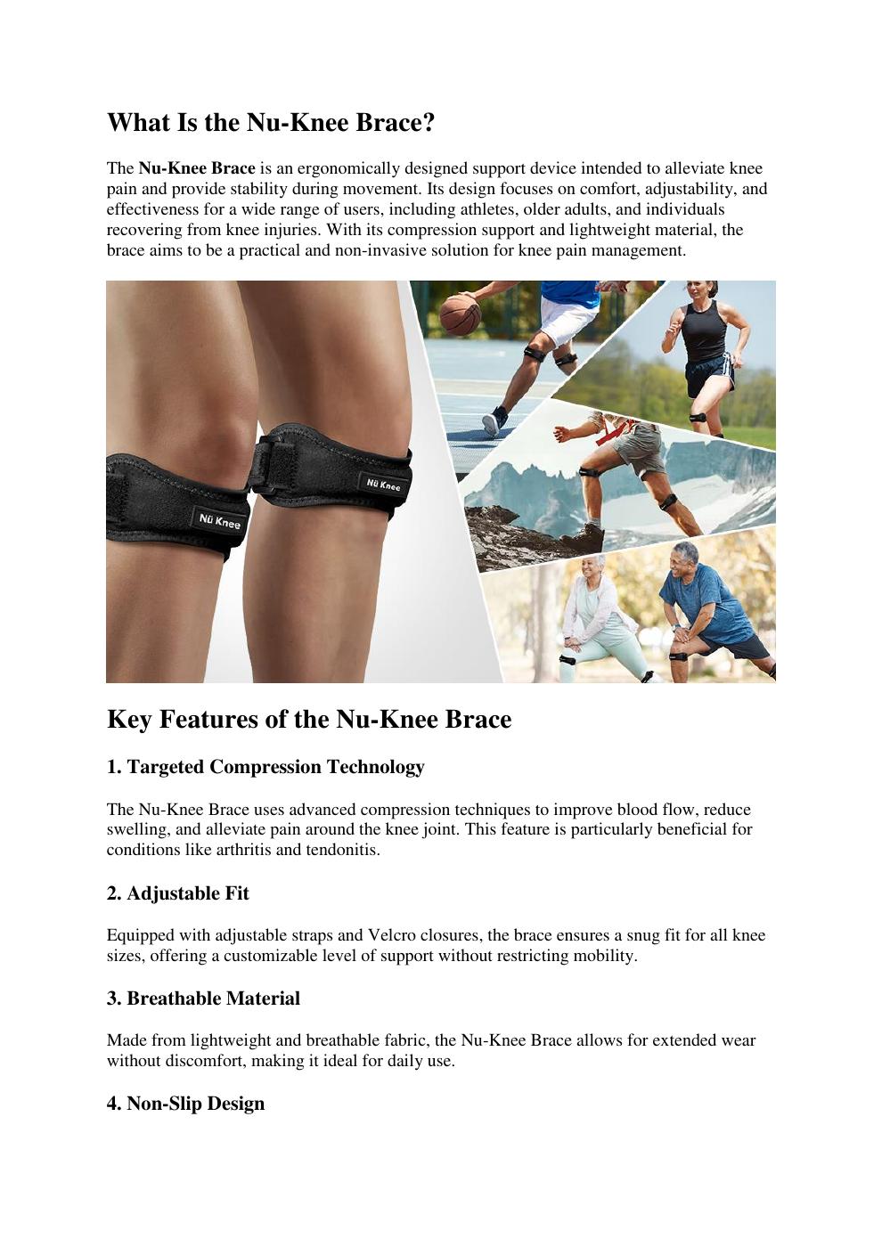 5 Tips Nu-Knee Brace Review: "Joint Support" Everyday Activities? | PDF to Flipbook