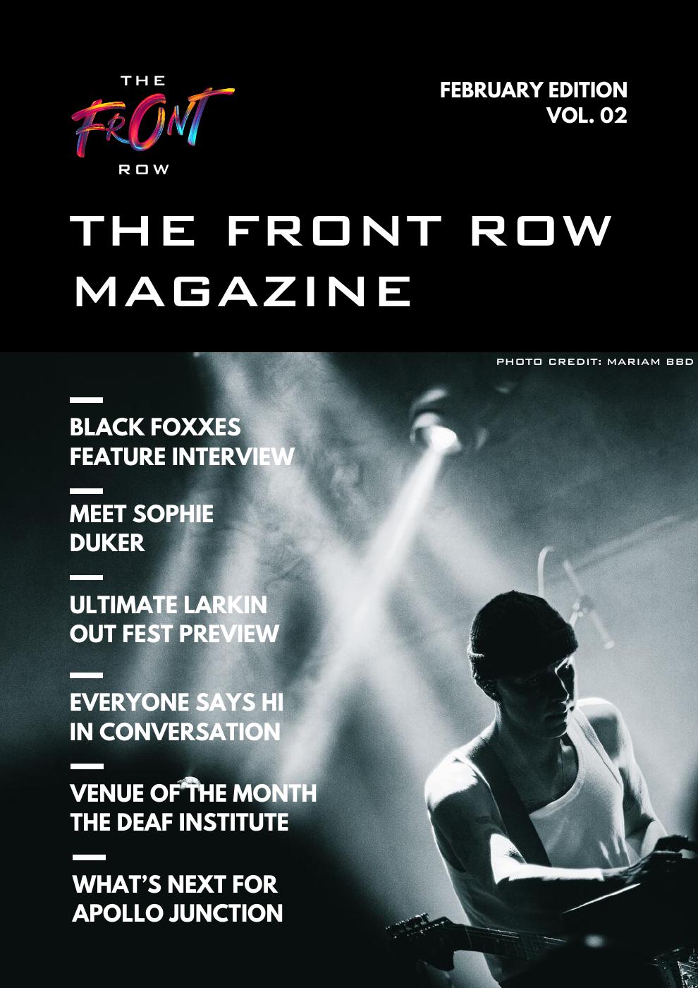 The Front Row | PDF to Flipbook