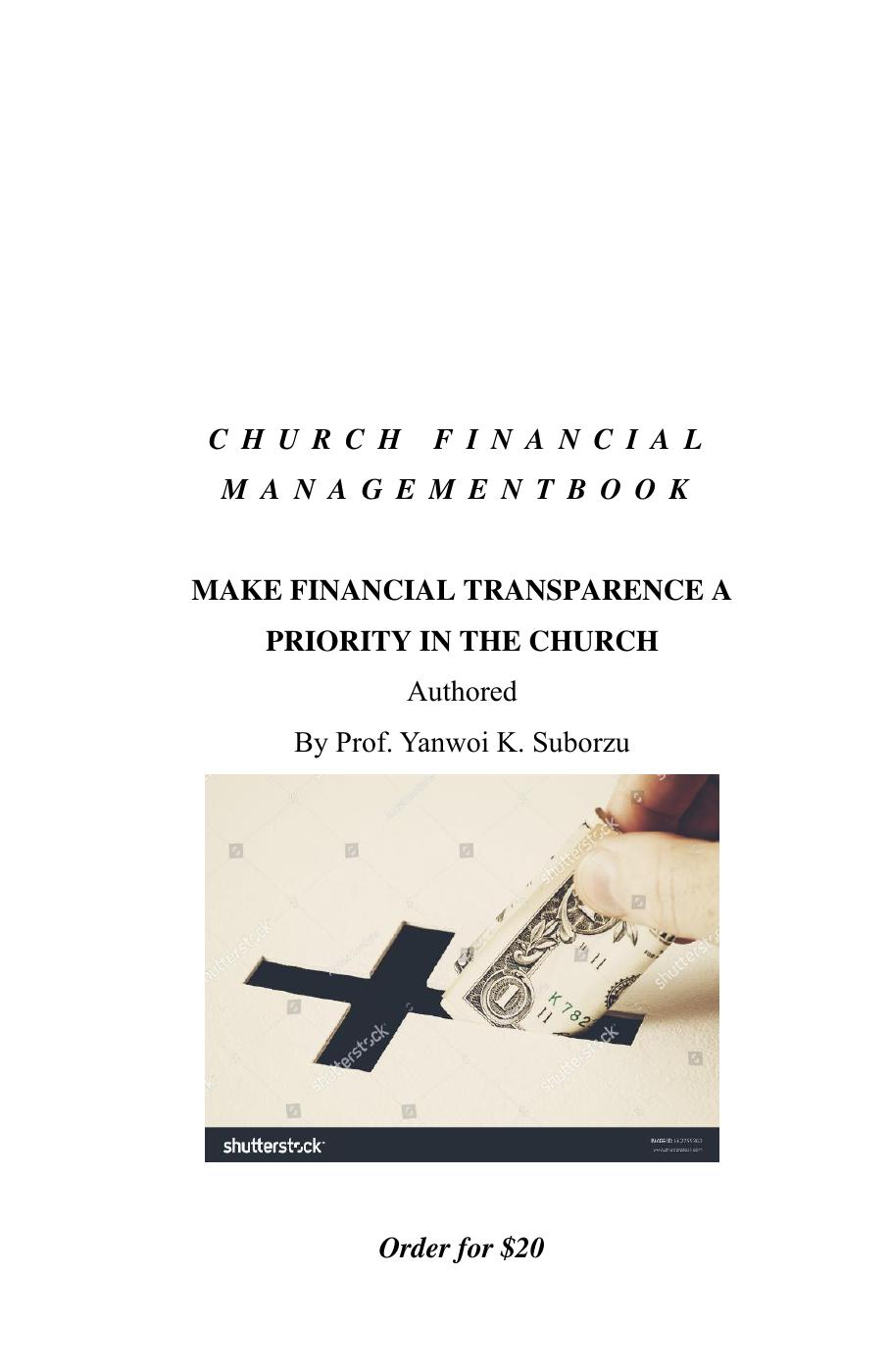 CHURCH FINANCIAL MANAGEMENT BOOK | PDF to Flipbook