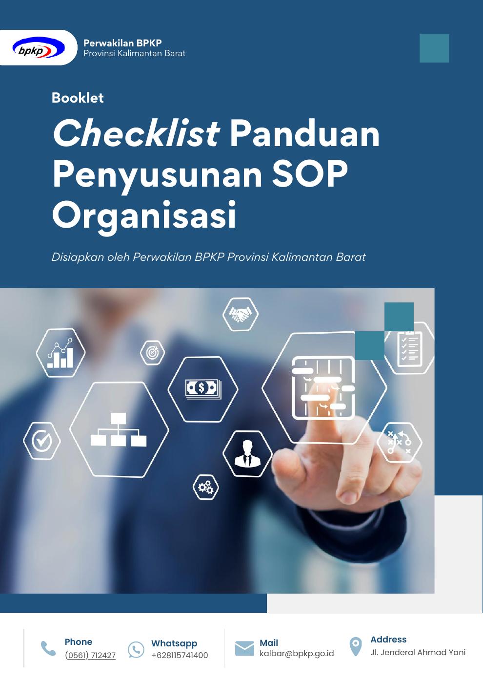 Booklet of Panduan Checklist Penyusunan SOP Organisasi | PDF to Flipbook