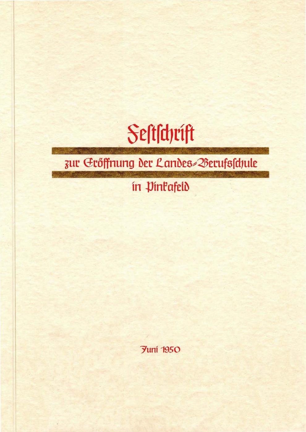 Festschrift 1950 | PDF to Flipbook
