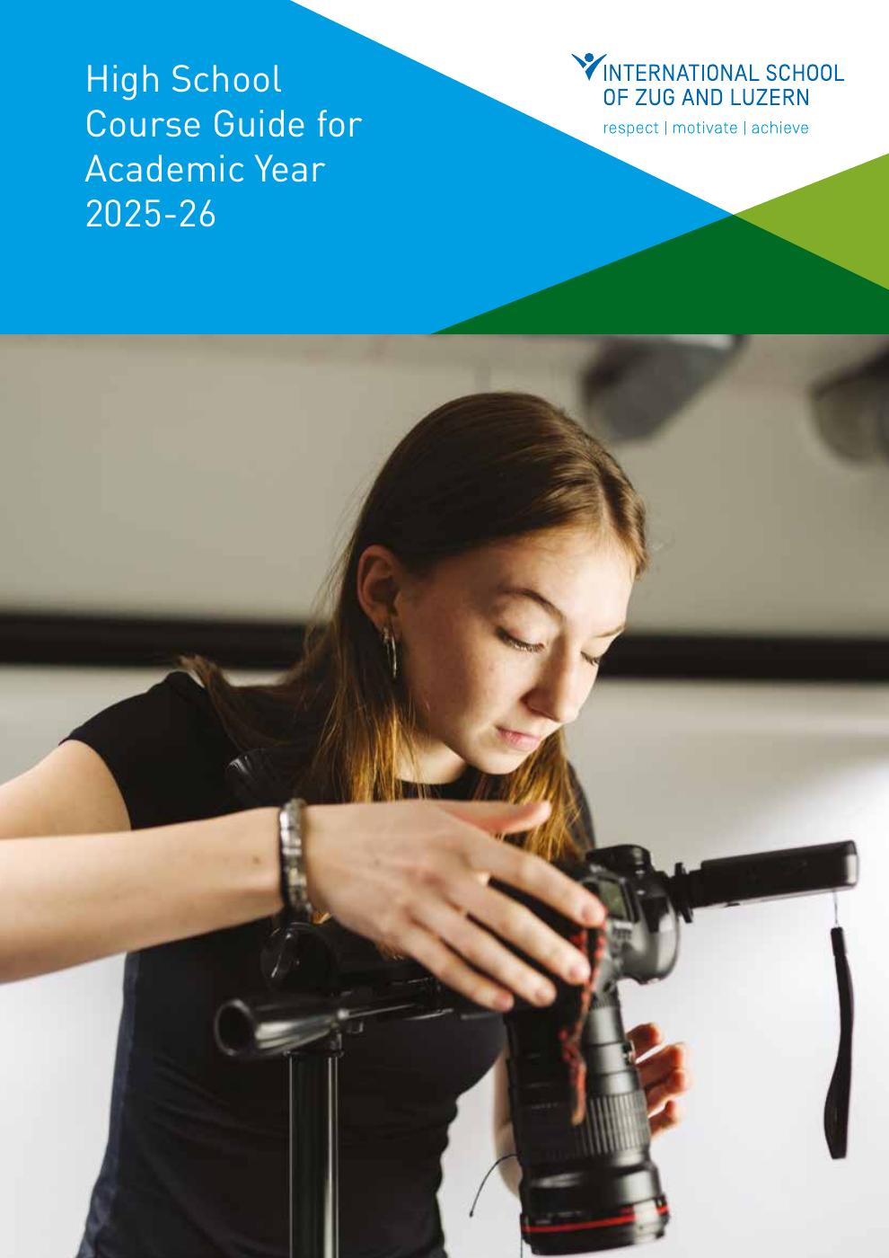 High School course guide for Academic year 2025-2026