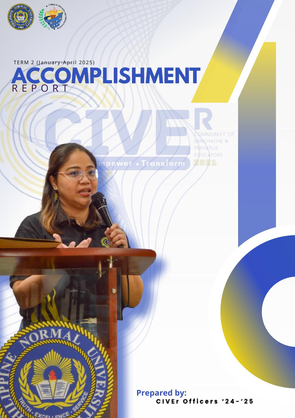 ACCOMPLISHMENT REPORT | PDF to Flipbook