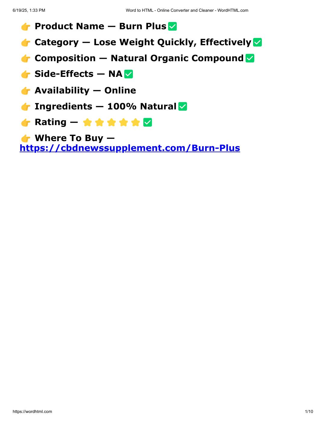 Burn Plus Australia: Real Results or Just Hype? | PDF to Flipbook