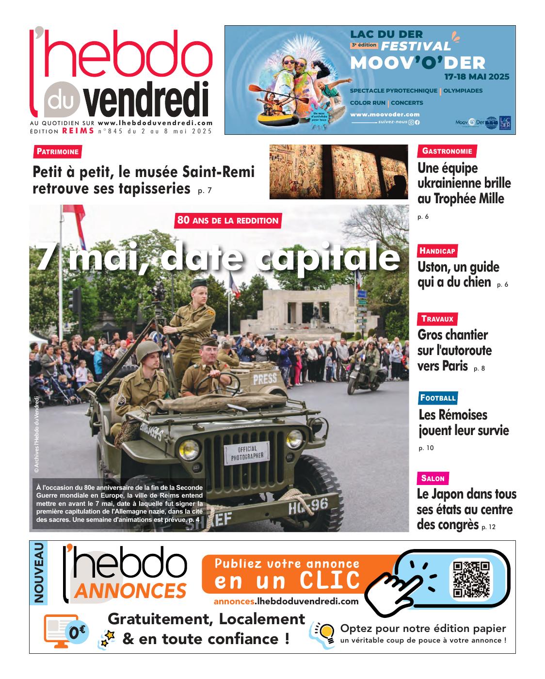 L'Hebdo du Vendredi Reims 845