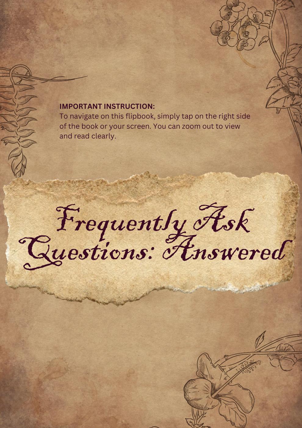 Frequently Asked Questions | PDF to Flipbook