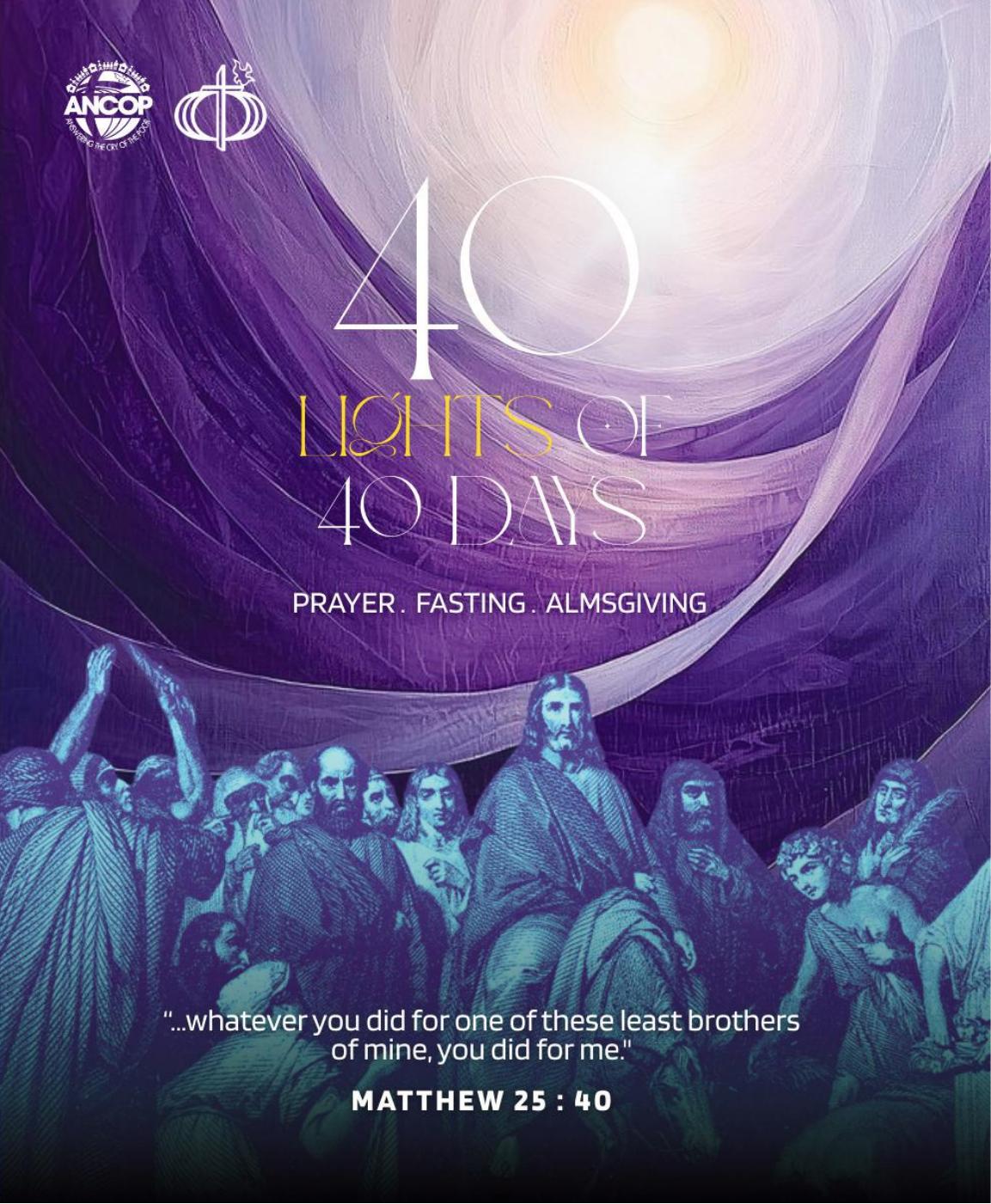 40 Lights of 40 Days Lenten Card | PDF to Flipbook