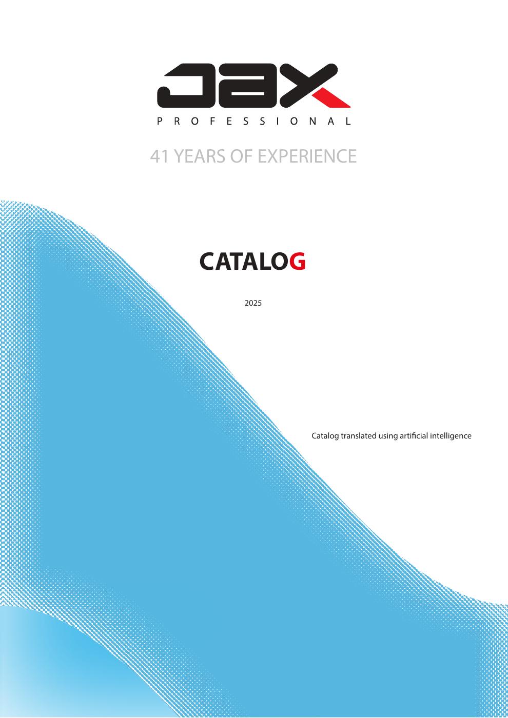 Catalog JAX 2025 In English