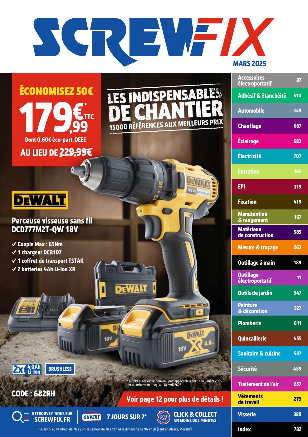 Screwfix Catalog Mars 2025