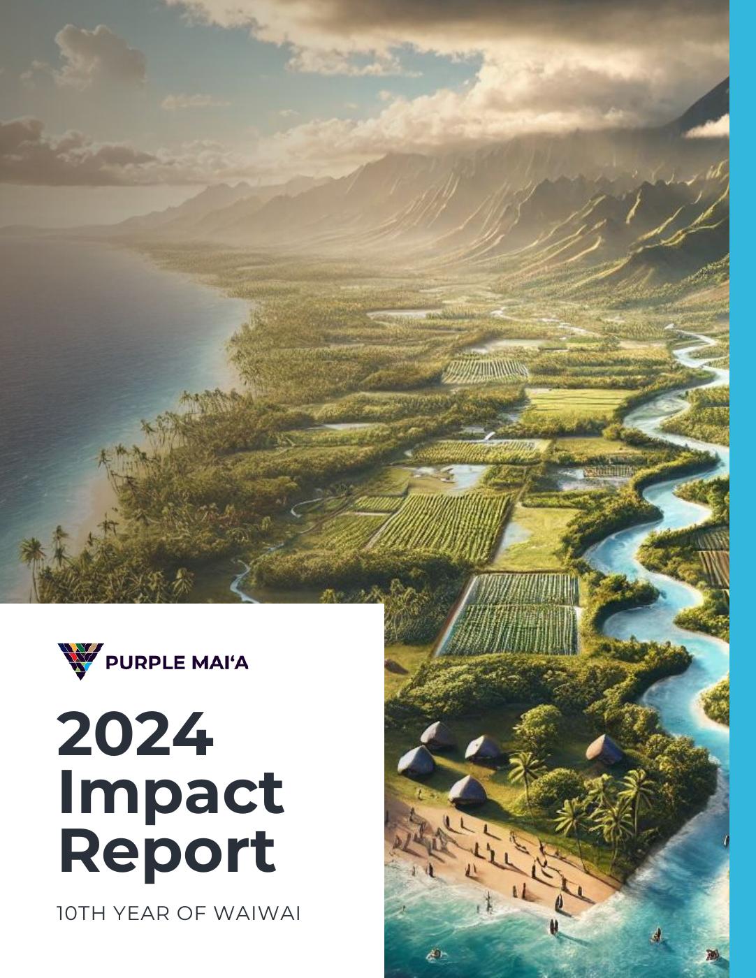 Purple Mai'a Foundation 2024 Impact Report | PDF to Flipbook