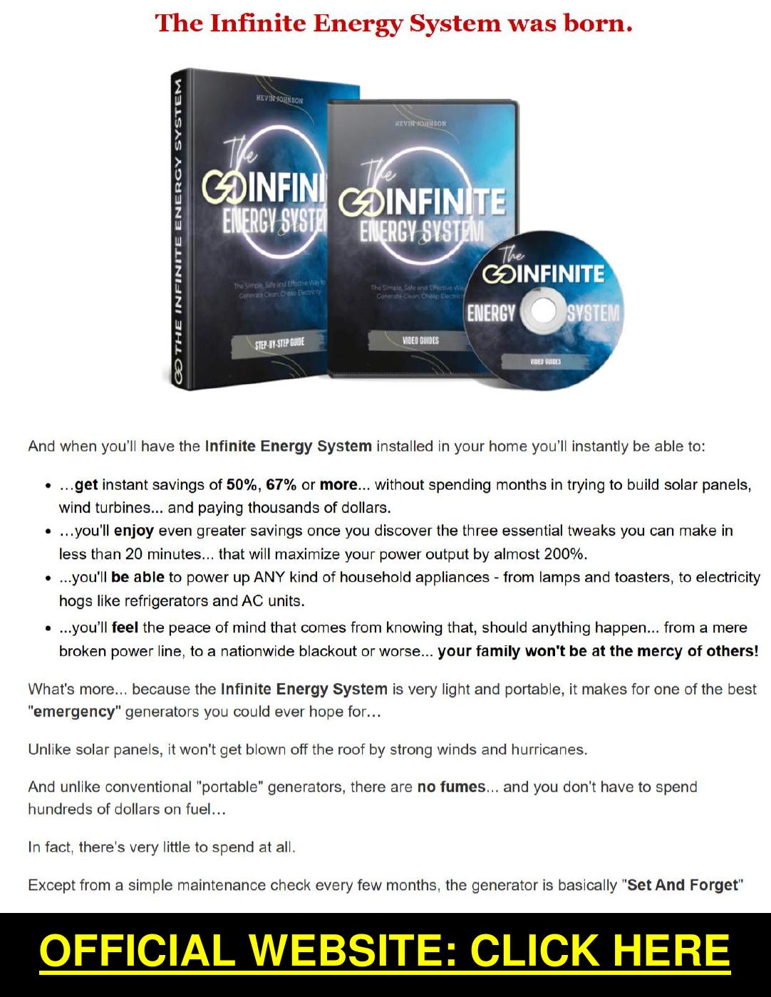 Infinite Energy System PDF