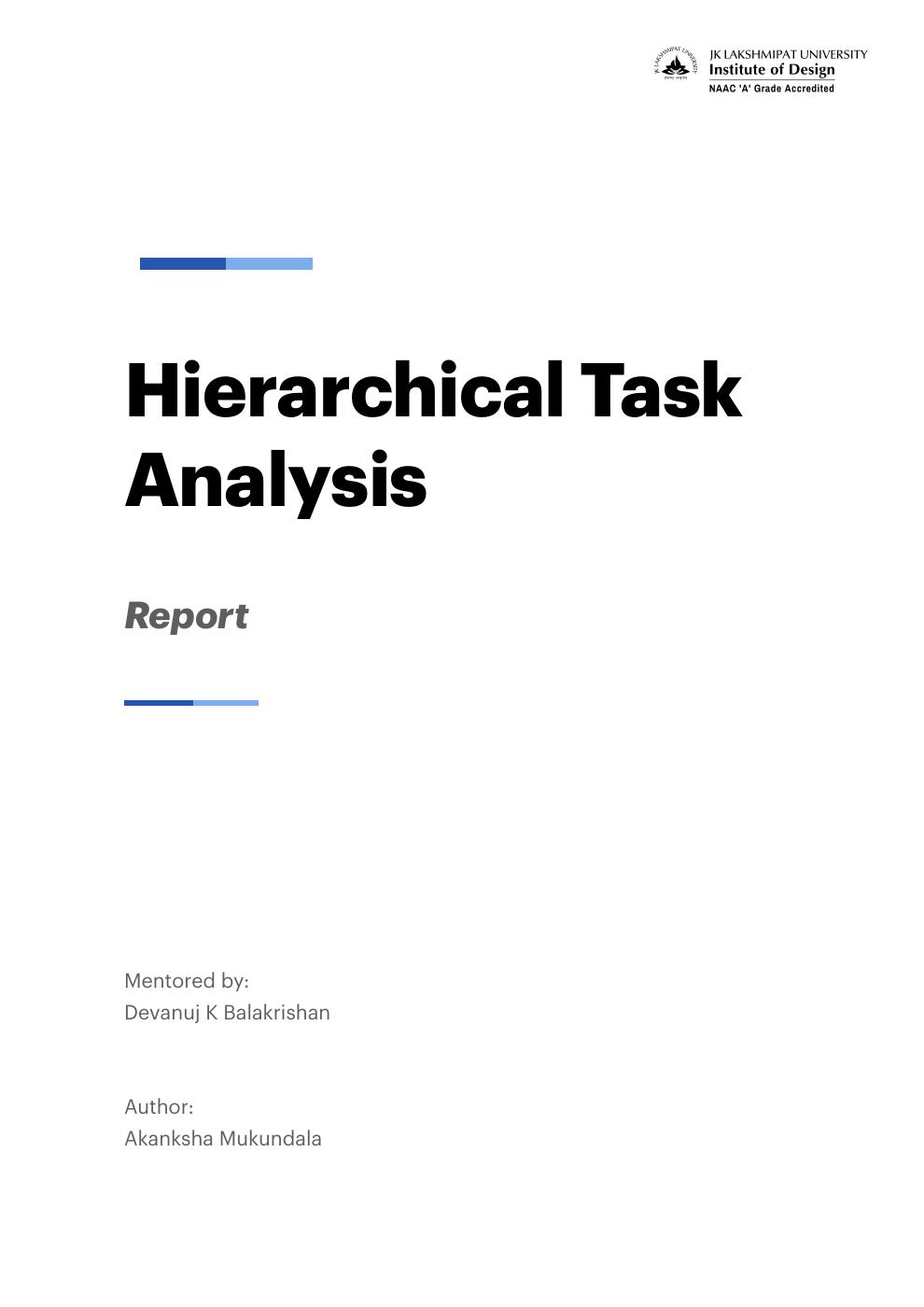 Hierarchical Task Analysis | PDF to Flipbook