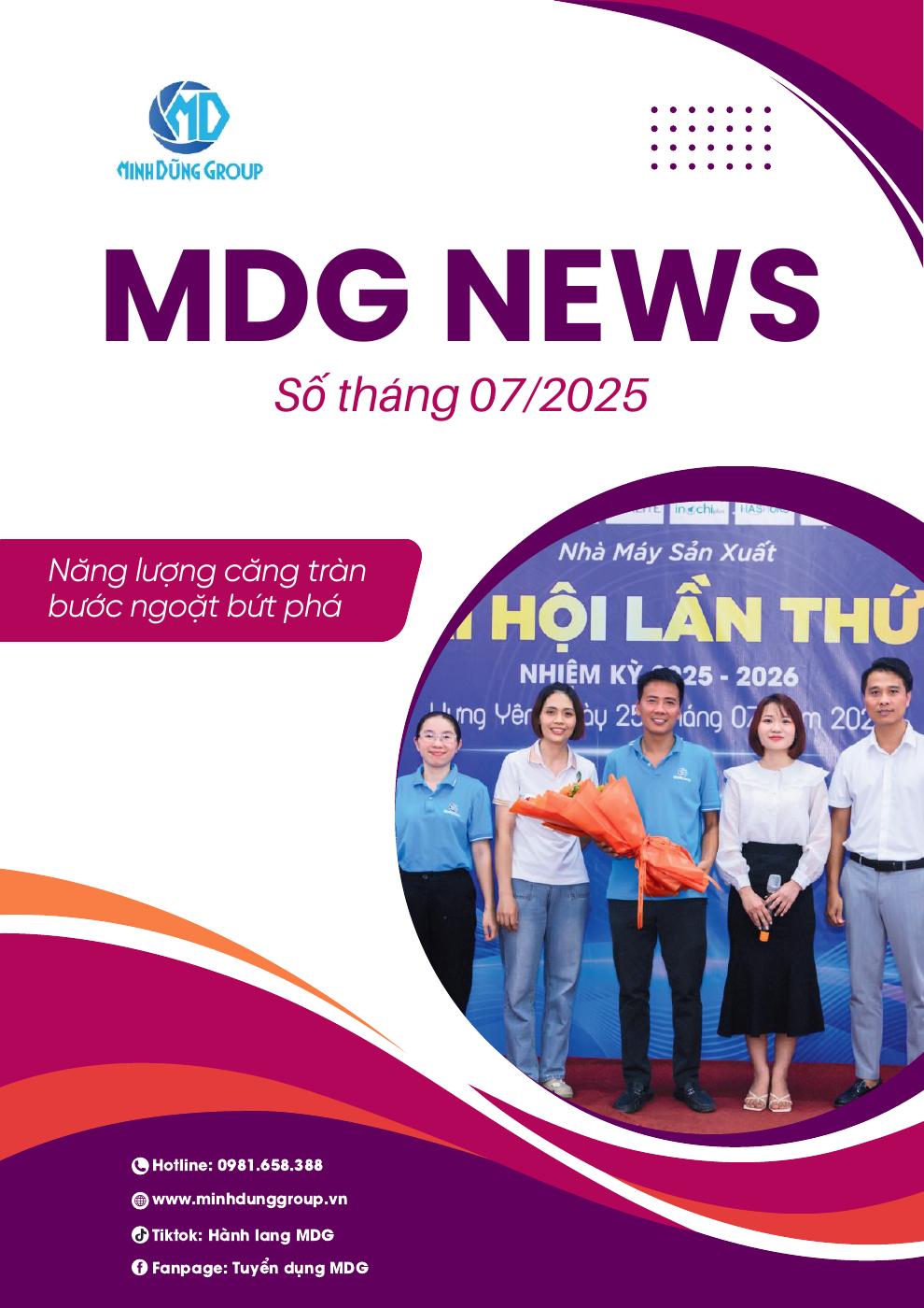 MDG NEWS Tháng 7/2025 | PDF to Flipbook