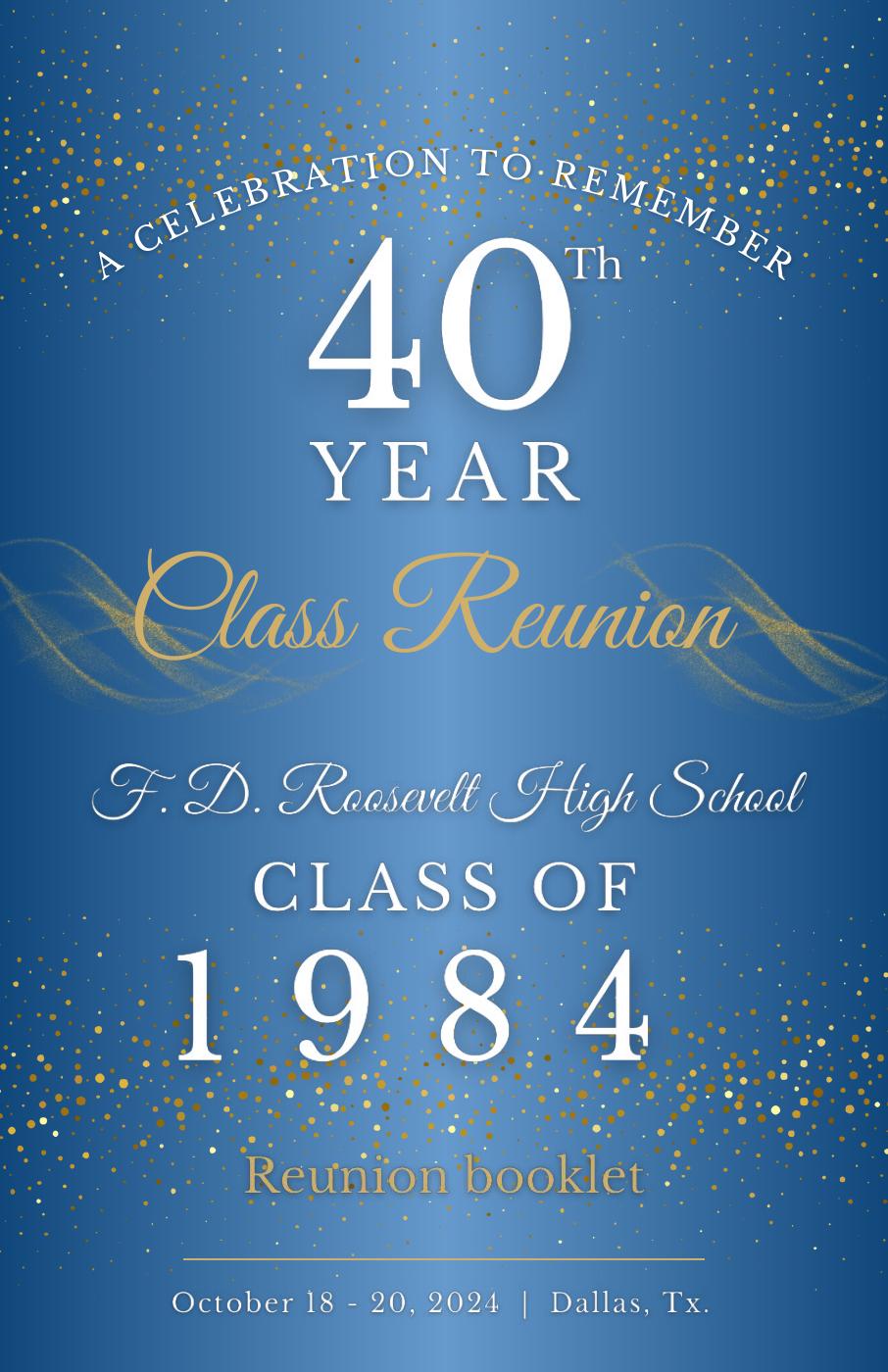 A Celebration to Remember - 40th Year Class Reunion | PDF to Flipbook