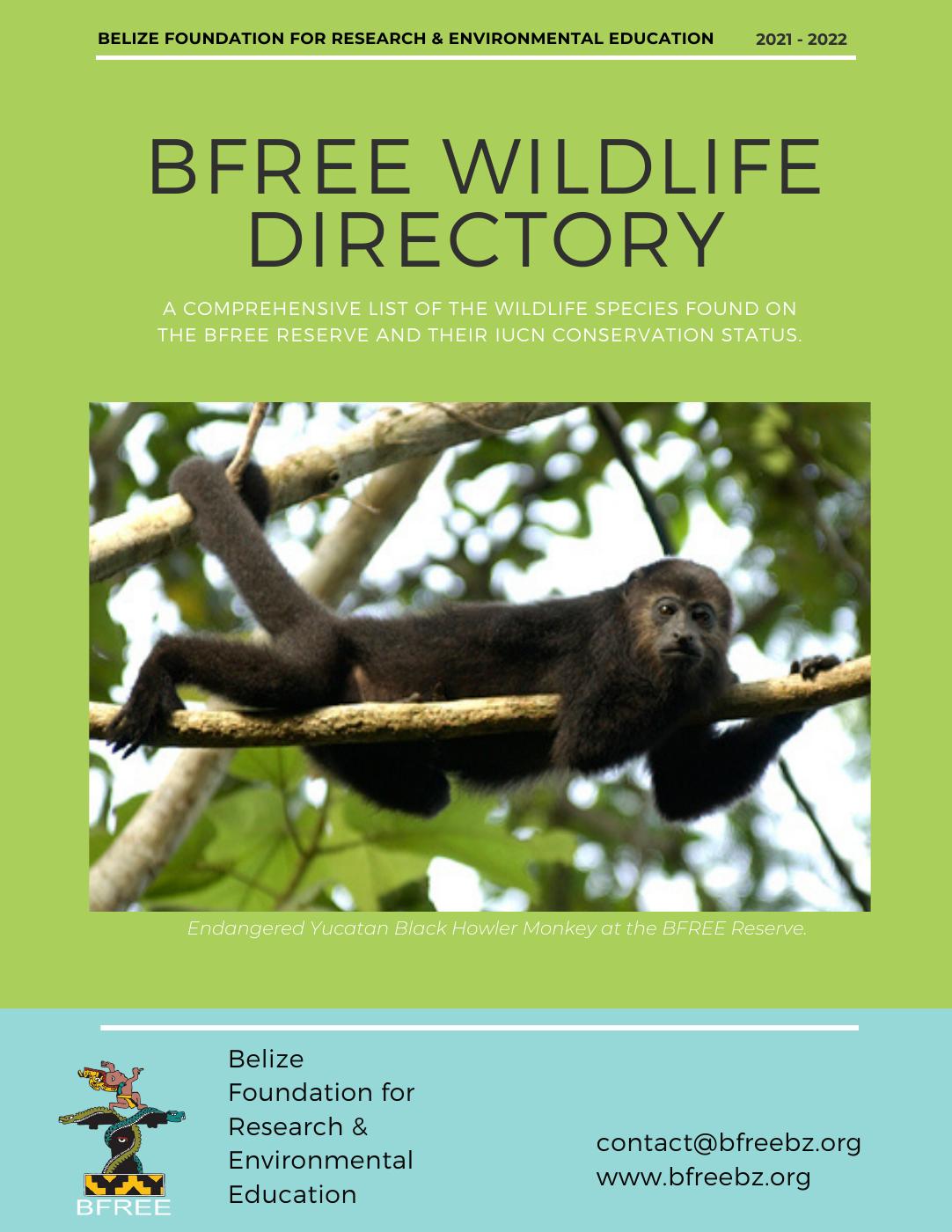 BFREE Wildlife Directory | PDF to Flipbook