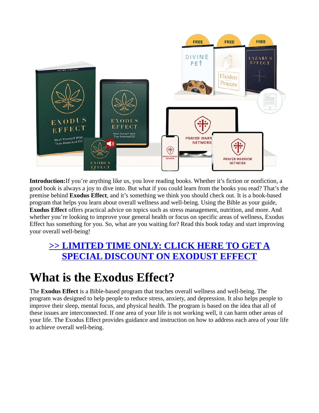 Exodus Effect (LEGIT OR SCAM) - Really Work? | PDF to Flipbook