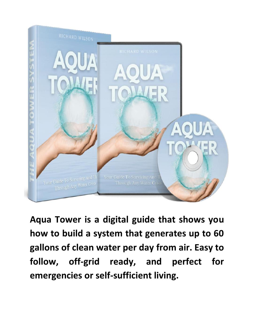 Aqua Tower System™ by Richard Wilson Review Program Digital