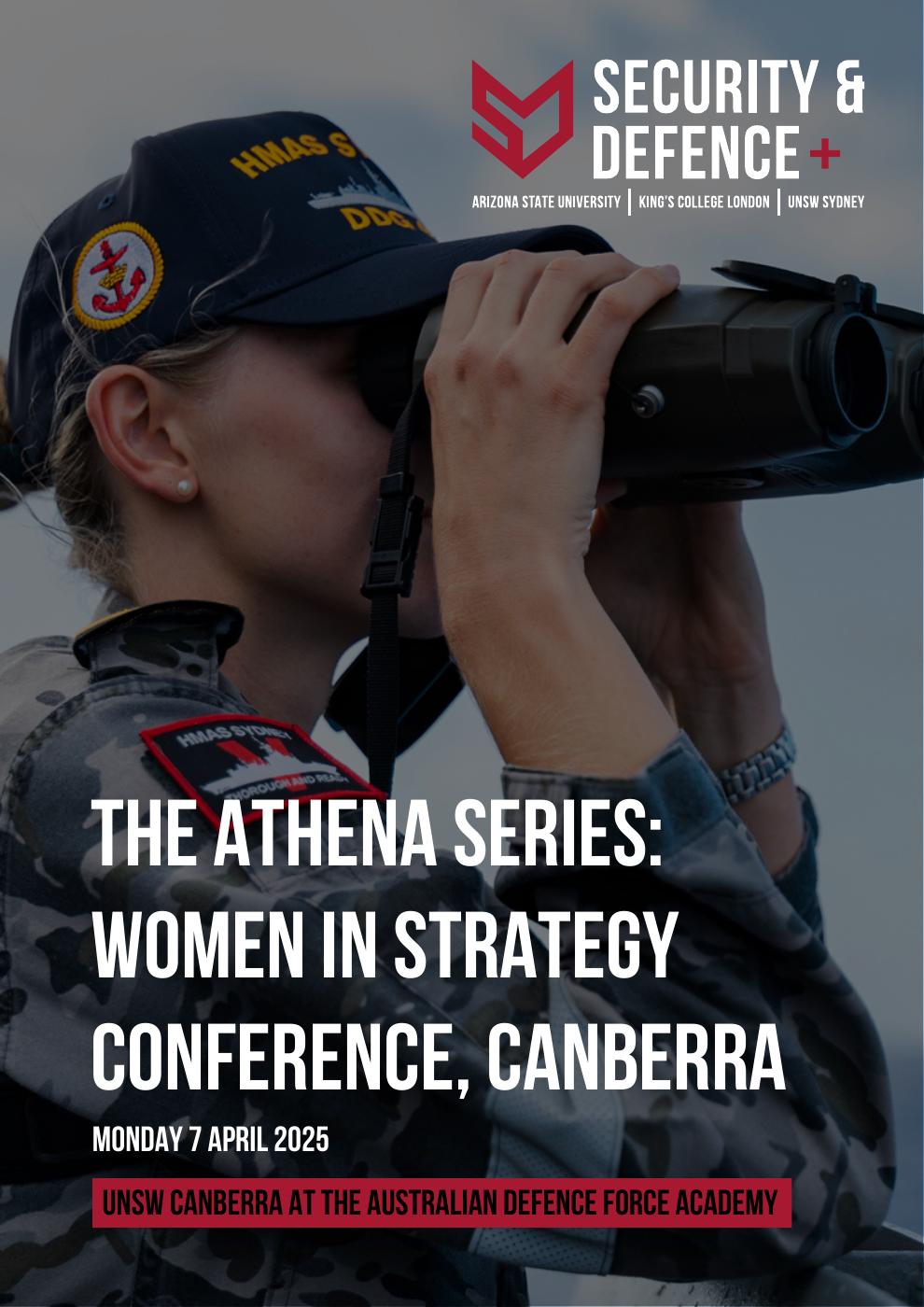 The Athena Series: Women in Strategy Conference, Canberra | PDF to Flipbook