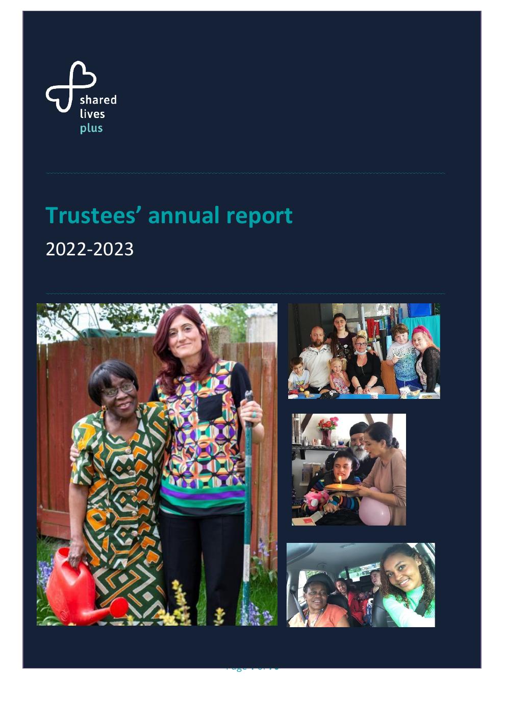 Shared Lives Plus Annual Report 2022-2023 | PDF to Flipbook