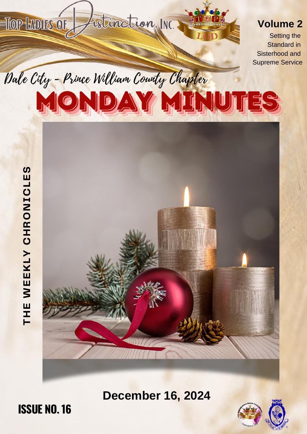 The Weekly Chronicles - DCPWC Chapter