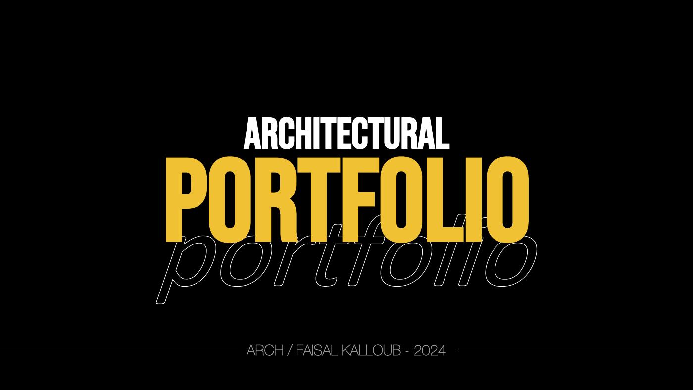 ARCH. FAISAL KALLOUB - ‏‏PORTFOLIO BOOKLET - 2024 | PDF to Flipbook