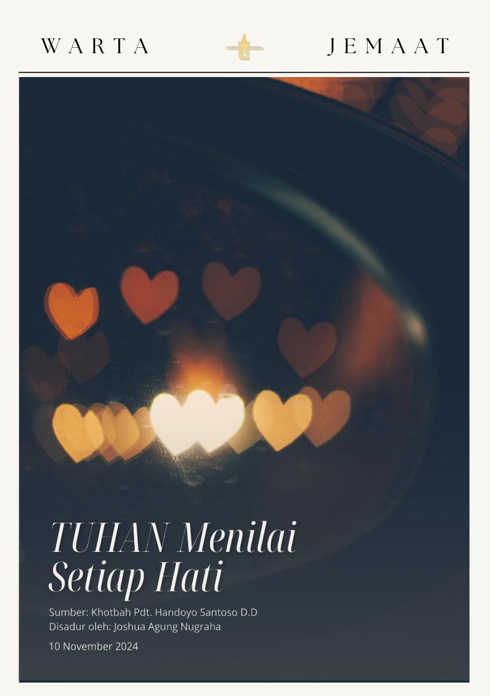 Tuhan Menilai Setiap Hati