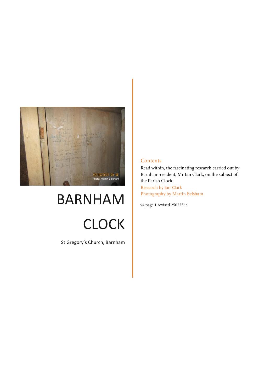 Barnham Clock | PDF to Flipbook