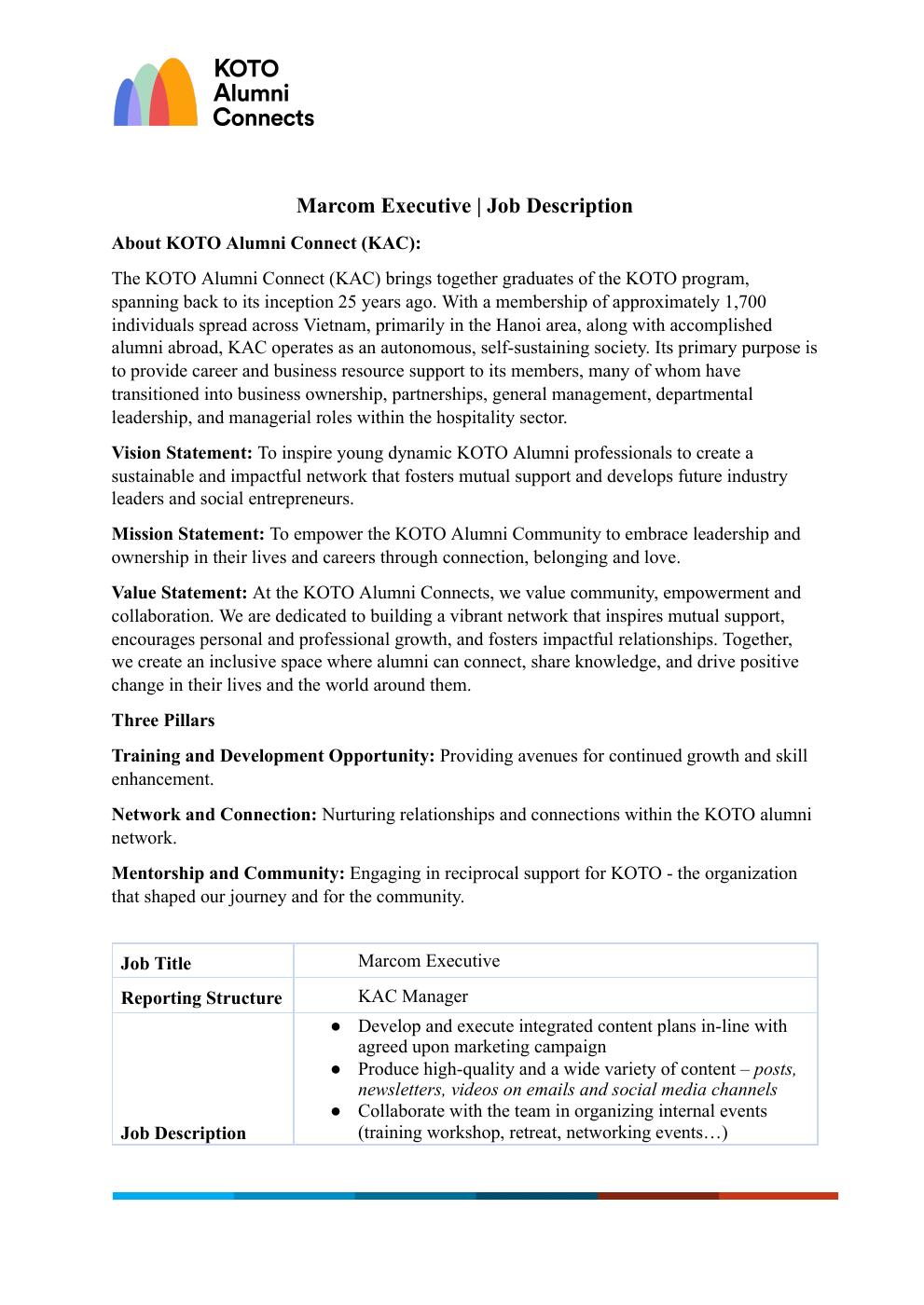 Marcom Executive | PDF to Flipbook