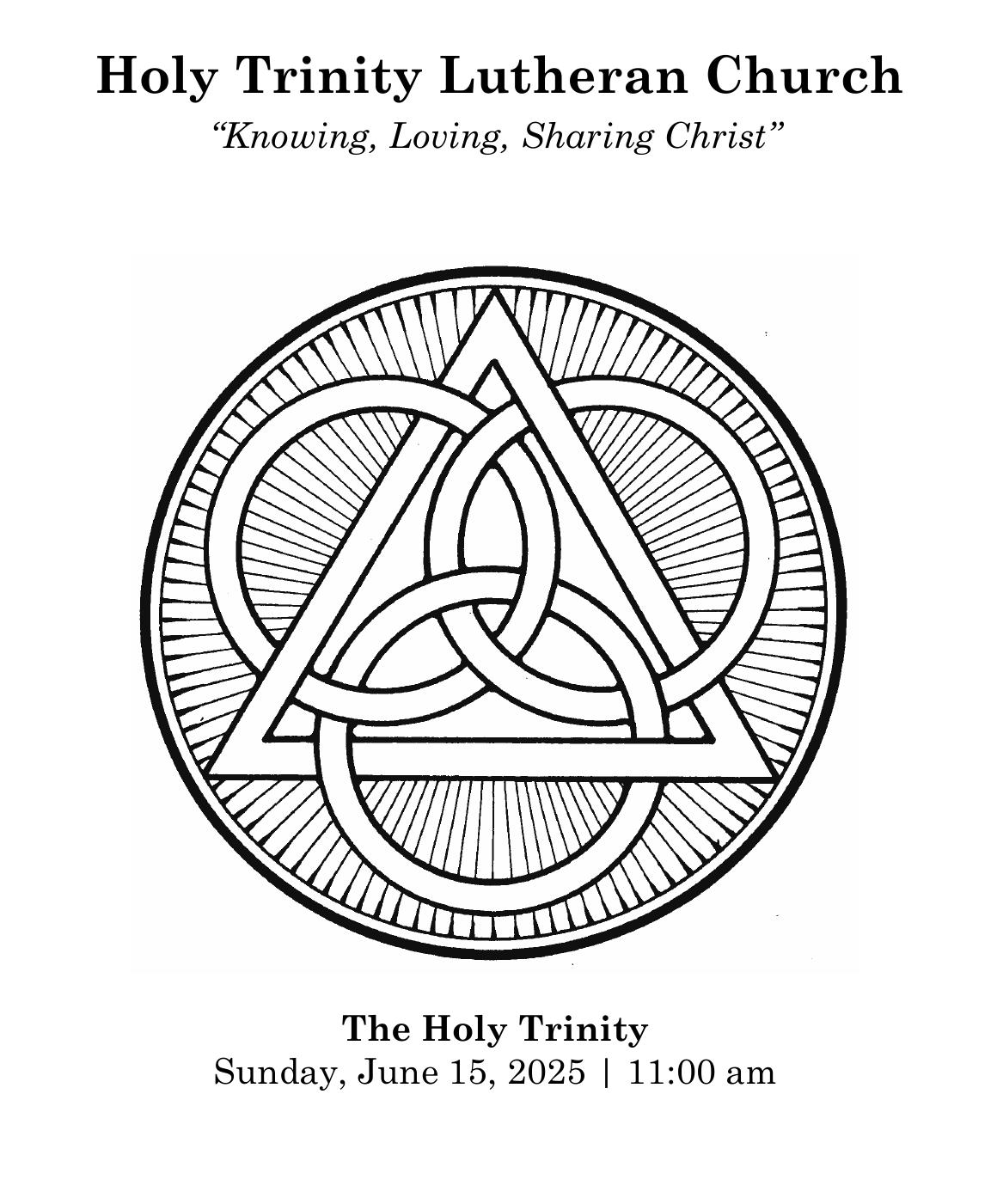 Holy Trinity Sunday