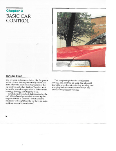 Chapter 3 Basic Car Control