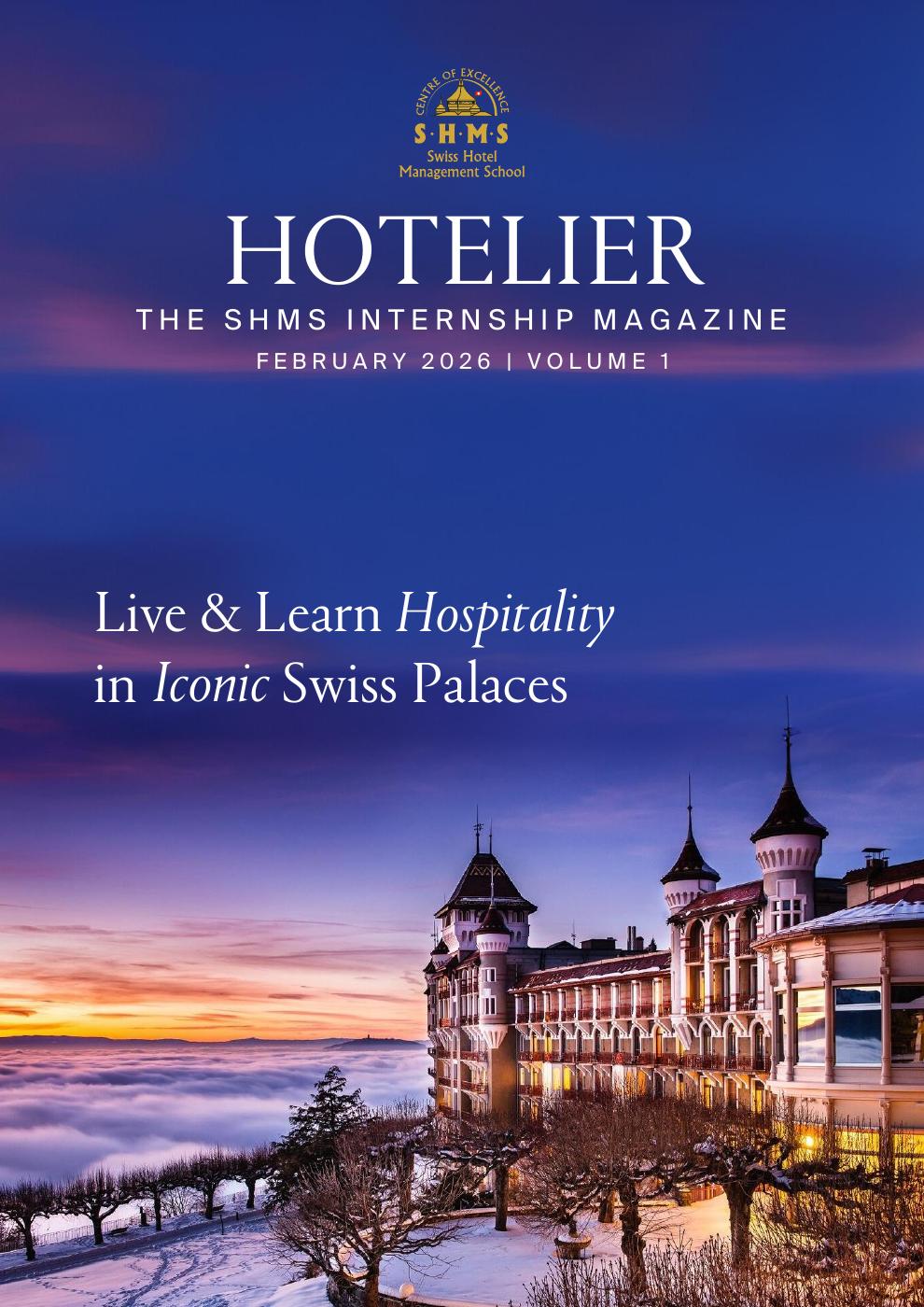 HOTELIER - The SHMS Internship Magazine