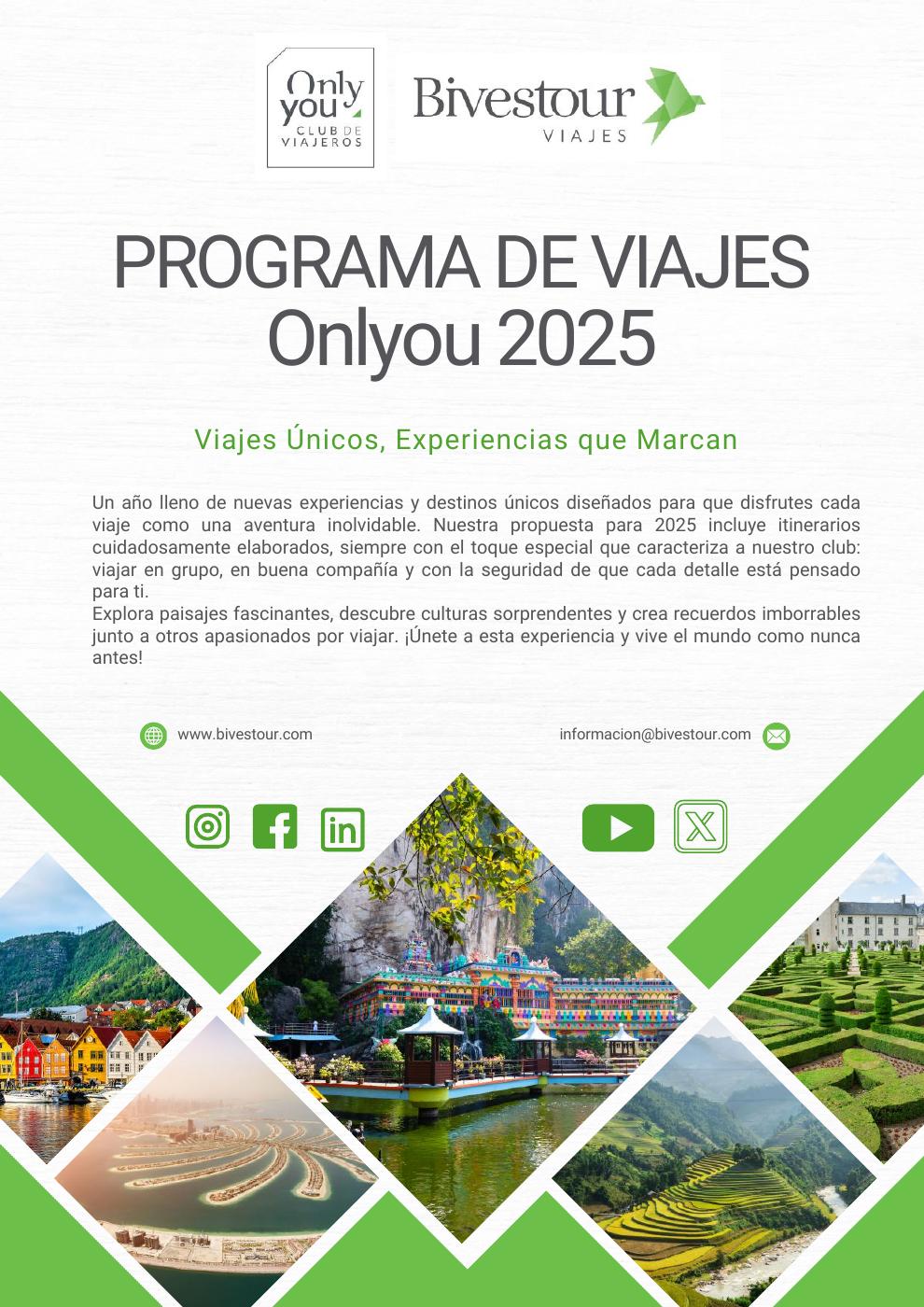 Programa Viajes Onlyou 2025 | PDF to Flipbook