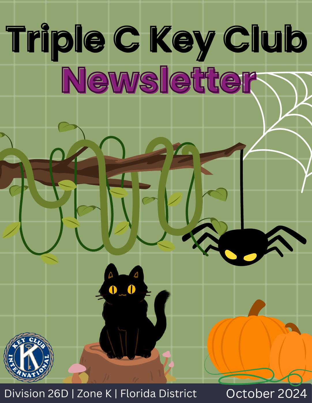 Triple C Key Club October 2024 Newsletter | PDF to Flipbook